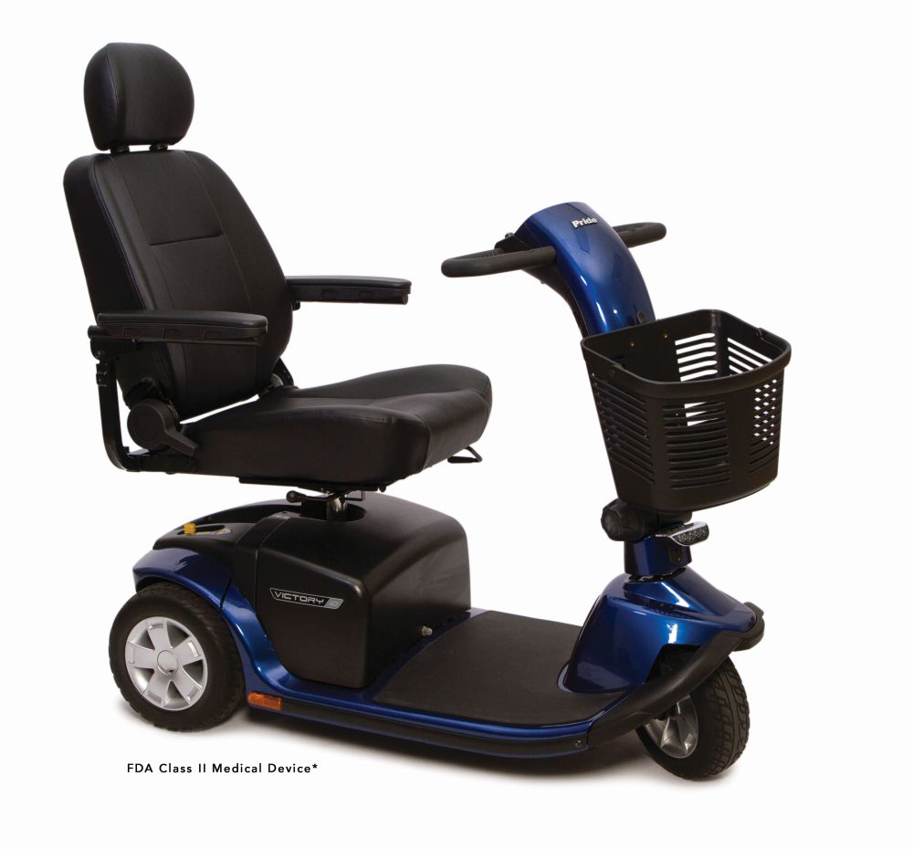 Pride 3 Wheeled Electric Scooters - Pride 3 Wheel Victory 10 Mobility ...